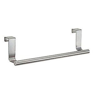 Bluelans Over Kitchen Cabinet Door Tea Hand Towel Rail Rack Holder Hanger Storage - 23cm