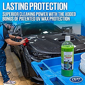Optimum No Rinse Wash and Wax – 1 Gallon, Rinseless Car Wash and Wax in One System, ONR Formulated with Carnauba Wax with UV Protection, Use as Car Wax, RV Wax, Airplane Wax, Boat Wax, Motorcycle Wax