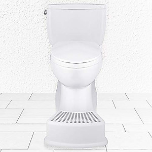 Step Stool for Kids (2 Pack), Toddlers Stool for Potty Training, Bathroom, Kitchen, Bedroom, Toy Room and Living Room. Toilet Stools with Soft Anti-Slip Grips for Safety, Stackable (Grey)