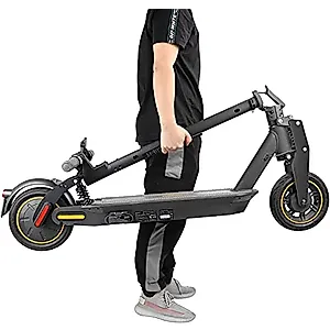 YBang Rear Suspension Kit with Mudguard and LED Taillight for Segway Ninebot Max G30 Electric Scooter Shockproof Vibration Damper Accessories (Black)