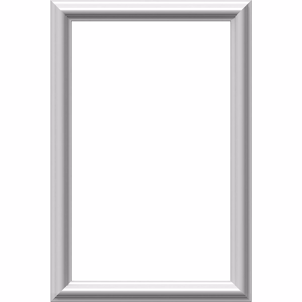Ekena Millwork PNL16X24AS-01-CASE-2 Ashford Molded Classic Wainscot Wall Panel, 16"W x 24"H x 1/2"P, Factory Primed White, 2 Count