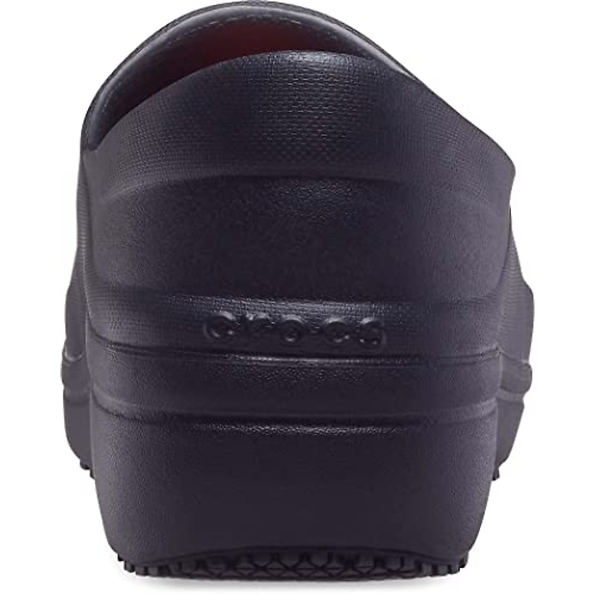 Crocs Women's Neria Pro II LiteRide Clog | Slip Resistant Work Shoes, Black, 8