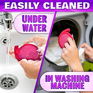 Makeup Remover Cloth Exfoliating Face Scrub - 3Pcs Microfiber Cloth Facial Blackhead Remover Reusable Eye Makeup Remover Pads Face Cleansing Wipes for Women, Men - Exfoliating Washcloth Acne Wipes