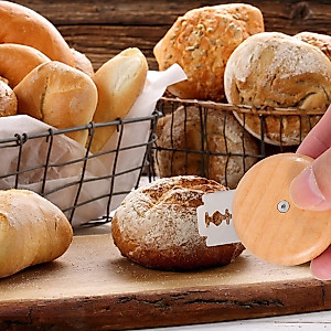 BESTonZON 1set Handcraft Bakers Assorted Stainless Supplies Blades Kitchen Bread Trimming Homemade Tool Making Shop of Pastry Slicer Lame Steel Home Slasher Cutter Cutting