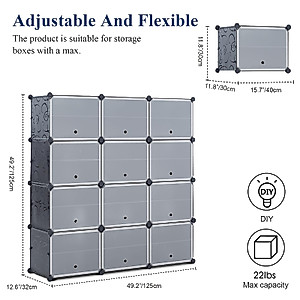 CAMORSA Portable Shoe Rack Organizer, 3x8 Tier Storage Shoe Cabinet for 48 Pair, Shoe Organizer for Heels, Boots, Slippers
