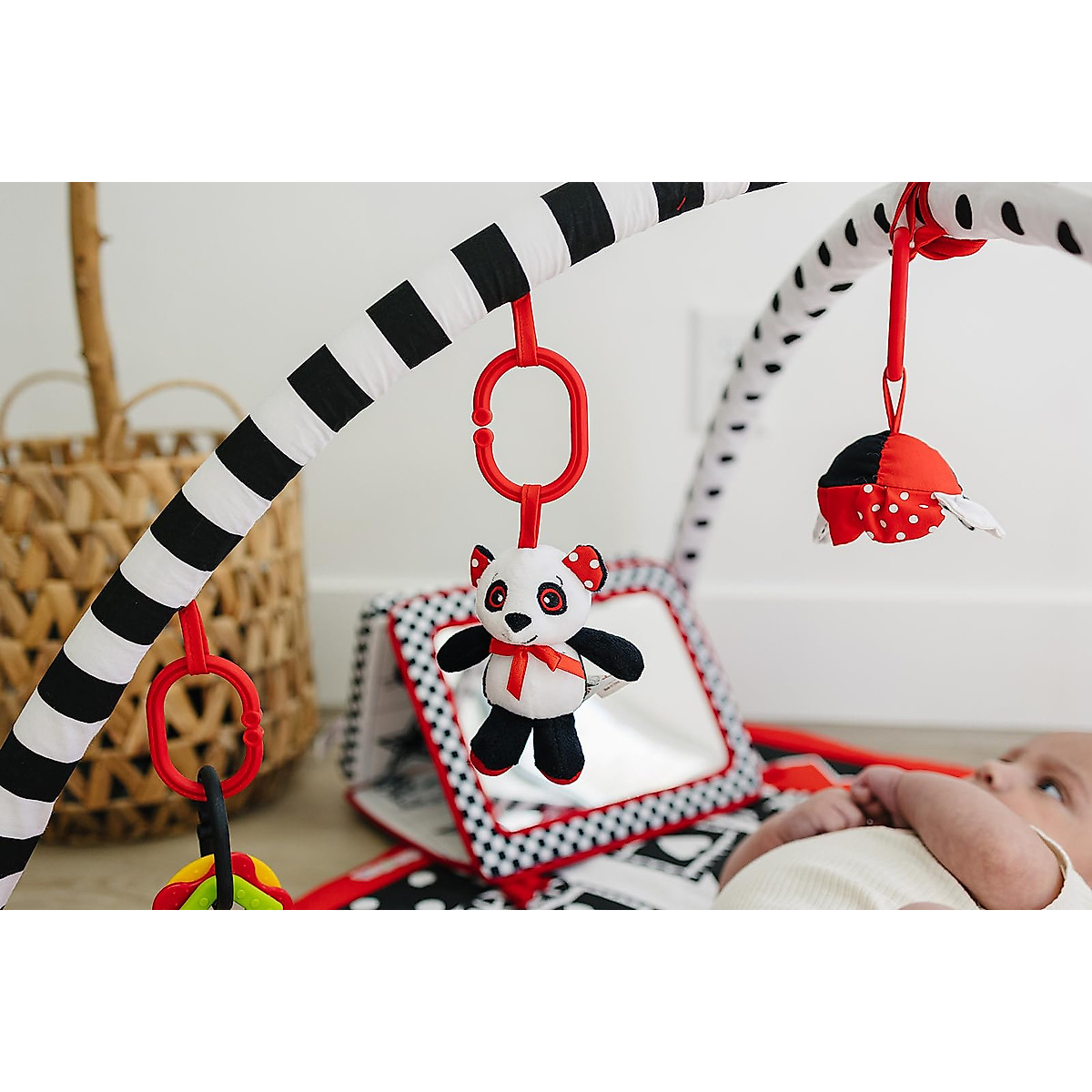 Black, White & Red Activity 3D Playmat & Gym