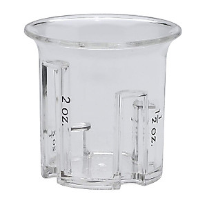 HIC Kitchen E-Z 4-Step Multi Measure Bar Cocktail Jigger, 0.5-Ounce to 2-Ounces