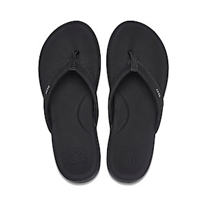 Reef Women's Cushion Cloud Flip-Flop, Black, Numeric_10