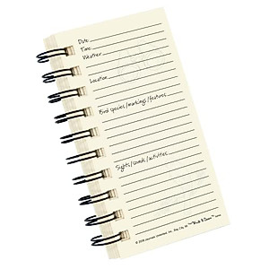 Write it Down Journals Unlimited Series Guided Journal, Bird Watching, My Bird Journal, Mini-Size 3”x5.5”, with a Kraft Hard Cover, Made of Recycled Materials