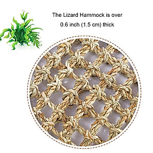 kathson Reptile Lizard Hammock,Reptile Lizard Lounger Hammock