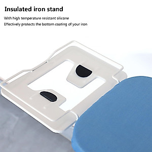 Ironing Board, Non-Slip Foldable Ironing Stand, Ironing Board with Iron Rest Features, Compact and Space Saver Ironing Board for Effortlesswrinkle-Free Clothes