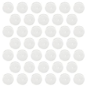 Cabilock Adhesive Ceiling Hook 2cm Mini Clear Clear Mini Hooks Small Disc Hanging Hook Punch- Traceless Hooks Hanger for Light Fixture Flagpole Poster Hanging Ornament 50Pcs