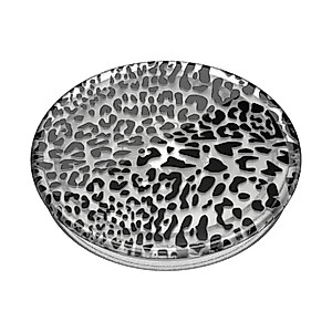PopSockets Plant-Based Phone Grip with Expanding Kickstand, Eco-Friendly PopSockets for Phone - Translucent Black Leopard