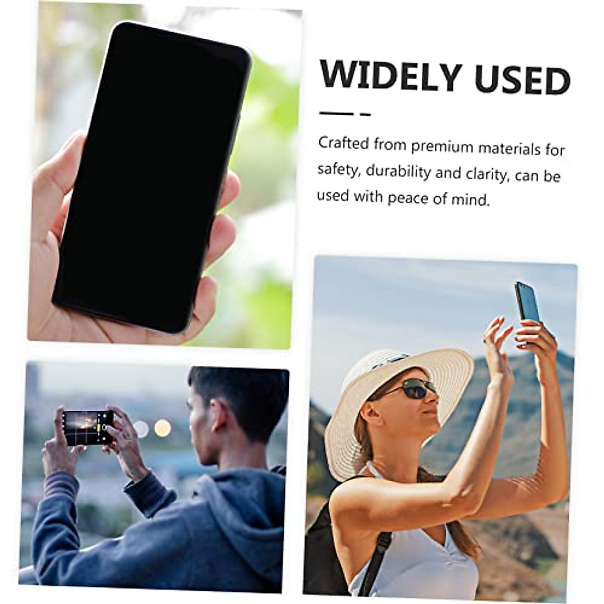 FONDOTIN Phone Camera Jitterbug Smart Phone Smartphone Smart Phones Camera kit Phone Lens kit Phone Lens with Clip Tablets Lens Plastic Filters Lens Mobile Phone Lens Phones Lens Clip-on