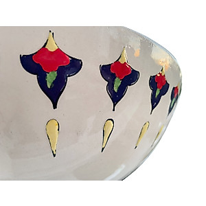 Bathroom Mandala Washbasin, Bathroom Vessel Sink, Countertop Round Basin, Handcrafted Kitchen Washbasin, Bathroom Remodel, Master Bath Sink