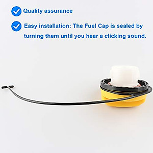 E85 Gas Cap, Fuel Gas Cap Replace GT295, 20915990 Compatible with Chevy GMC Cadillac - 2007-2011 Avalanche, Silverado 1500, Suburban 1500, Tahoe, 2007-2011 Sierra 1500, Yukon, 2009-2011 Escalade, More
