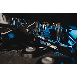 PROcise DEK-It Fish Finder Mounts for Boats, Dual Unit, Low Profile Deck Fish Finder Mount, Depth Finder Mount and Other Fishing Accessories, Marine-Grade Aluminum, Secure and Rust-Proof