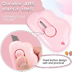 Tamaki Mini Box Cutter Cloud Retractable Letter Opener Envelope Slitter, Package Opener for Envelope Mail Letter Box Paper DIY Projects, 6 Pack