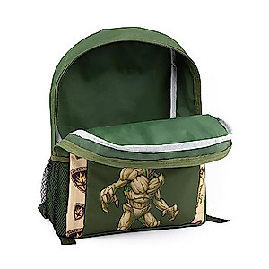 Marvel Groot Backpack For Kids Character Green Travel School Rucksack Bag