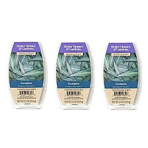 Better Homes & Gardens Aromatherapy Essential Oil Infused Wax Melts - 2.5 OZ - 3 Pack (Eucalyptus)