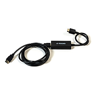 POUND HDMI HD Link Cable - Compatible with PS1 and PS2 - HDMI Cable with RGB Display, 720p Resolution, Plus Micro USB Cable for Power