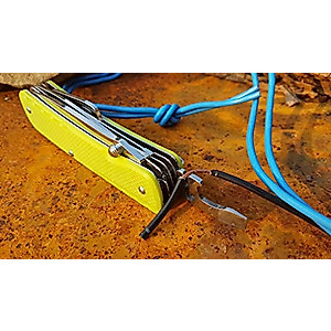 RUIKE Multifunctional Knive, Yellow-Green, G10 (LD43)