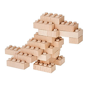 Eco-Bricks 3 in 1 Builds Bird - Earth-Friendly Kids Building Blocks - Create 3 Different Birds - Cockatiel, Toucan, Macawi