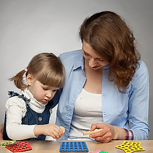 6 Pcs Lacing Toy Toddlers, Geometric Wooden Threading Toys, Educational and Learning Montessori Activity Baby and Kids, Fine Motor Skill Toys, Pumpkin, Corn, Tomato, Eggplant, Broccoli, Carrot