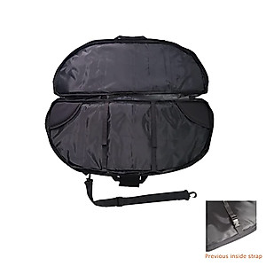 DarkForest BC-3 Black Lightweight Soft Bow Case Compound Bow Case 37.5 Inch Full Length.