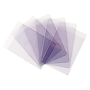Vault X Semi-Rigid Card Holders for Trading Cards & Sports Card Grading submissions (50 Pack)