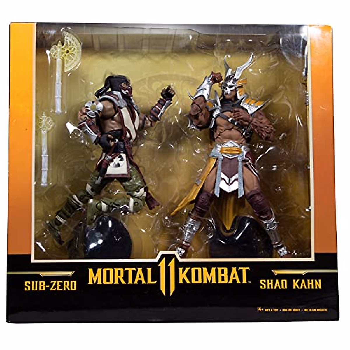 Sub Zero vs. Shao Khan Mortal Kombat 11 McFarlane Toys Action Figure 2-Pack