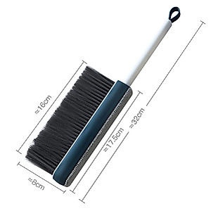 HOMOCONO 1pc Bed Sweeping Brush Duster Bed Brush Cleaning Dusting Brush for Bed Debris Cleaning Brush Cleaning Brush for Bathroom Bed Brush Broom Furniture Broom Dustpan Hand Broom Blue Abs