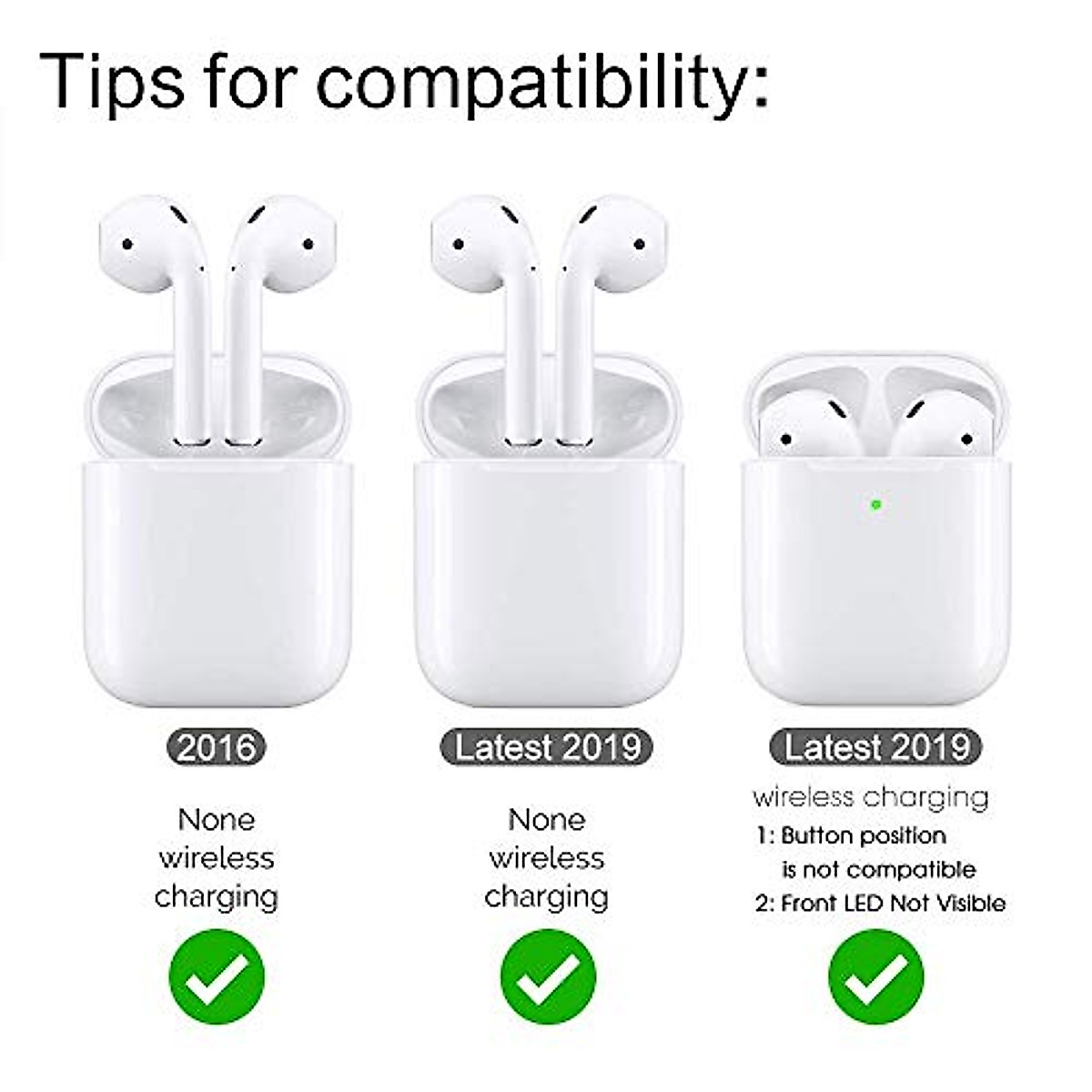 Compatible with Airpods 2 & 1 – Shockproof TPU Gel Portable Protection Soft Case Cover Skin with Carabiner Clip Keychain (Llama Alpaca Cactus)