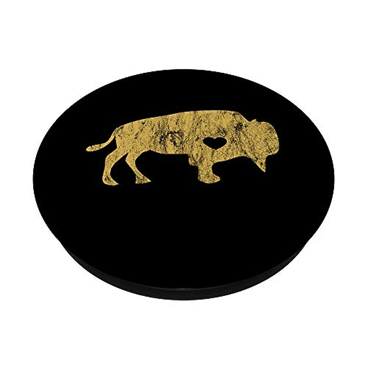 I Love Buffaloes Golden Buffalo Bison Lover Gift Ideas PopSockets Grip and Stand for Phones and Tablets