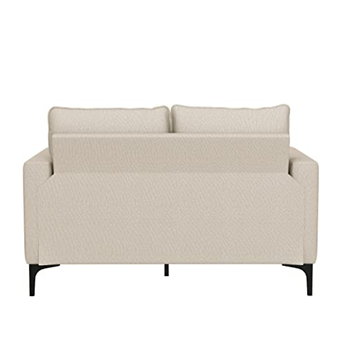 Hillsdale Alamay Modern Upholstered Loveseat Fabric Sofa, Oatmeal