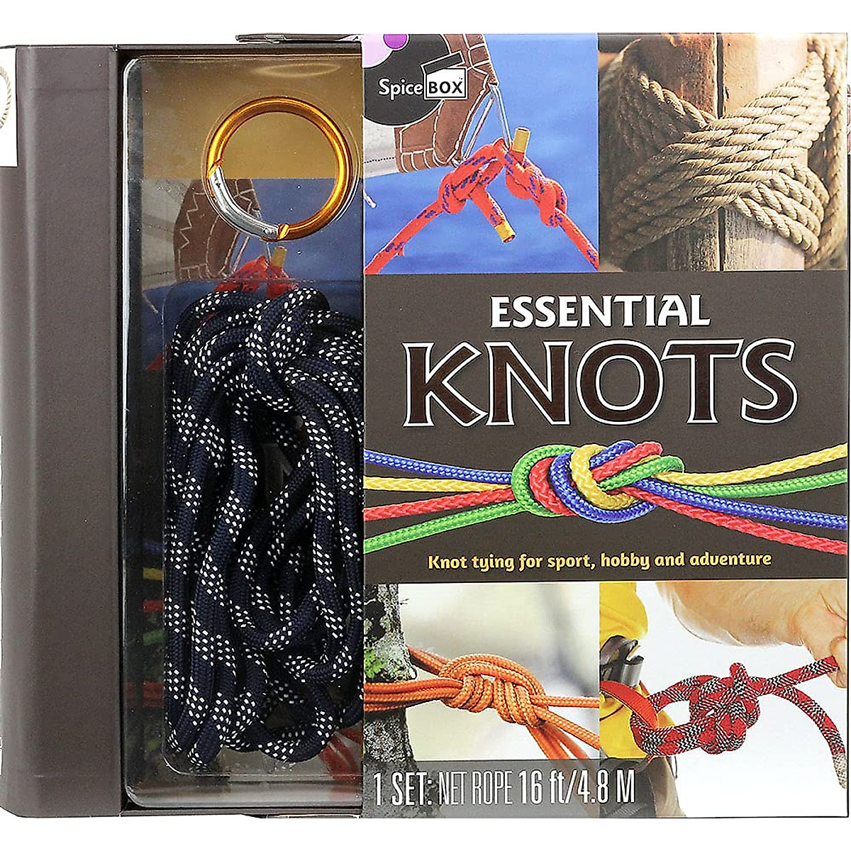 SpiceBox Adult Art Craft & Hobby Kits Gift Set Knots, Multi Colors (10034)