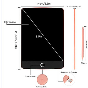 LCD Writing Tablet (Blue, 8.5 Inch)