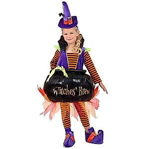 Rubies Girl's Princess Paradise Cauldron Witch Costume, X-Small