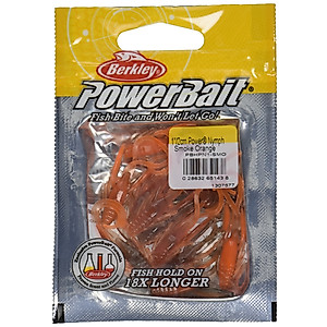 Berkley PowerBait Power Nymph Smoke Orange, 1" (12 Count)