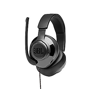 JBL Quantum 200 - Wired Over-Ear Gaming Headphones - Black, Large