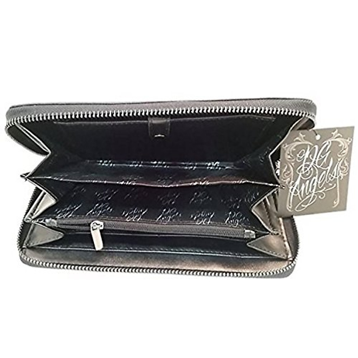 PDTXCLS TANGDIAABBCC Aeiniwer DGA Day of The Dead Ride Or Die Lovers Women's Clutch Zippered Wallet