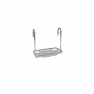 CSI Bathware Universal Wire Accessory Tray for Grab Bar, Small (Polished Stainless)