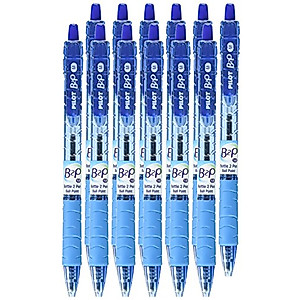 Pilot Ballpoint Pen, Retractable, Rubber Grip, Medium Point, Blue, 12 pens (PIL32801)