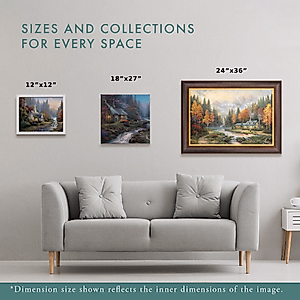 Thomas Kinkade Studios Snow White and the Seven Dwarfs 8 x 10 Gallery Wrapped Canvas