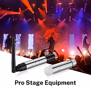 Donner Wireless DMX DMX512 Dfi DJ 2.4G DMX Wireless 3 Receivers with Tricolor LED Indicators & 1 Transmitter LED Lighting Control for LED Stage Disco Party Bar Lighting 4pcs