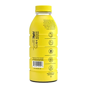 PRIME Hydration LEMONADE | Sports Drinks | Electrolyte Enhanced for Ultimate Hydration | 250mg BCAAs | B Vitamins | Antioxidants | 2g Of Sugar | 16.9 Fluid Ounce | 12 Pack