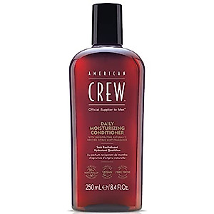 American Crew Men's Conditioner, Daily Moisturizing Conditioner, Naturally Derived, Vegan Formula, Citrus Mint, 8.45 Fl Oz