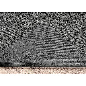 Garland Rug Garden Trellis 5 ft. x 7 ft. Indoor/Outdoor Area Rug Heather Gray