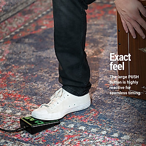 Meinl Percussion Digital Stomp Box Foot Pedal for Cajon, Guitar and Multi-Instrumentalists, Pre-Programmed Hand Clap Sound Sample, 2-Year Warranty (STB3)