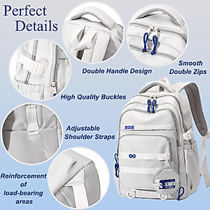 YJMKOI Kids Backpack for Girls Middle-School Elementary Bookbags Aesthetic Backpack for Teen Girls-Boys